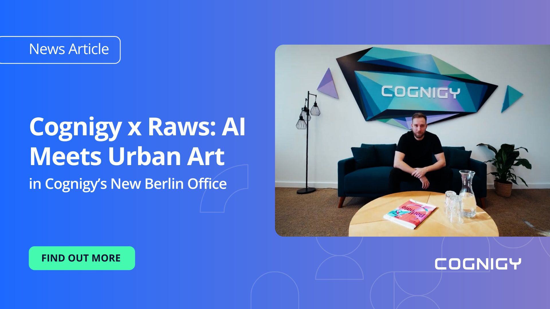 Cognigy x Raws: AI Meets Urban Art in Cognigy’s New Berlin Office